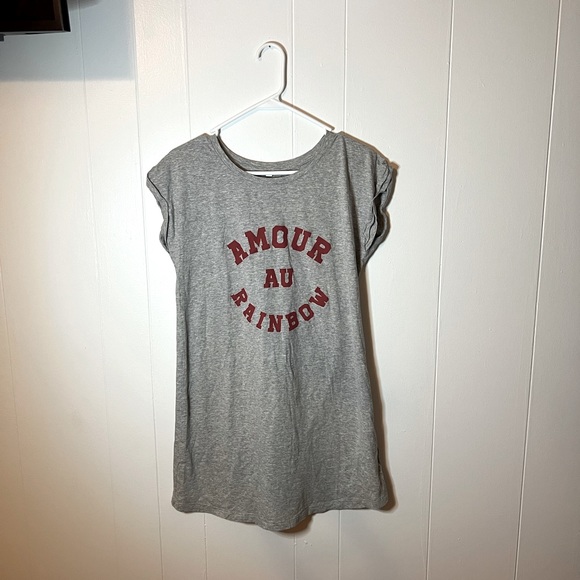 anouk | Tops | Amour Au Rainbow Long Tshirt Size Small Medium From ...